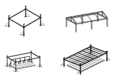 China Customized Stage Roof Truss System For Lighting And Audio Equipment for sale