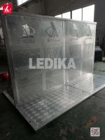 China Square Folding Metal Crowd Control Barrier Fence Barricade System 30 KG Weight for sale