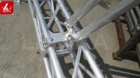 China Latest Silver Line Array Speaker Truss , Flexible A Frame Lift Tower Truss for sale