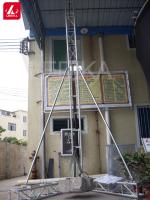 China Single DJ Speaker Truss / Speaker Stands 12M Height Aluminum Spigot Truss for sale