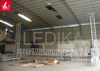 China 6082 T6 Aluminium Goal Post Led Screen / Background Cloth Stand Truss System TUV for sale