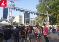China Portable Aluminum Goal Post Banner Truss Tower System For Hanging Speaker for sale