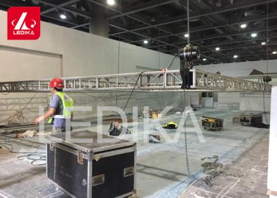 China Small Modular 3d Steel Or Aluminum Square Truss / Stage Lighting Truss Systems for sale