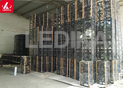 China 100mm - 1010mm Bolt Lighting Aluminum Square Truss SGS CE Certified for sale