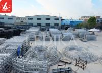 China Rotating Circle Shaped Aluminum Lighting Screw Truss For Club / Background for sale