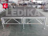 China 1 - 1.4m Indoor / Outdoor Assemble Aluminum Stage Platform 6082-T6 Material for sale