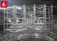 China Best Custom - Made Round Shape Aluminum Spigot Truss / Circle Stage Truss for sale