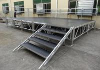 China Aluminum Stage Platform Adjustable Height Sturdy Frame Non-Slip Surface For Outdoor Shows And Exhibitions for sale