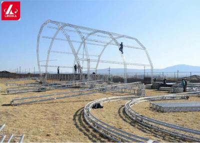 China High Load Capacity Aluminum Alloy Stage Roof Truss System For Versatile Applications for sale