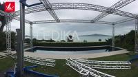 China Aluminum 6082, 290mm / 390mm Spigot Lighting Truss For Structure Silver Color for sale
