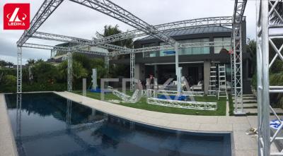 China Best 6082 Aluminum Alloy Spigot Roof Truss / Stage Lighting Truss Systems for sale