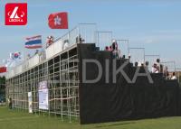 China Latest OEM Floor Mounted Stadium Folding Grandstand Layher Seating Bleachers for sale