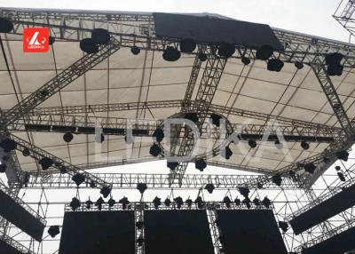 China Light Weight Steel Stage Roof Truss With Spigot And Screw Connection for sale