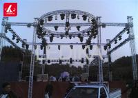 China 300mm Aluminum Square Truss Screw Curved Circle Arch Roof For Night Clubs for sale
