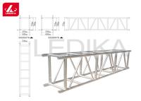 China Aluminum 6082, 290mm / 390mm Spigot Lighting Truss For Structure Silver Color for sale