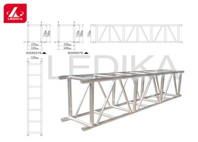 China Aluminum 6082, 290mm / 390mm Spigot Lighting Truss For Structure Silver Color for sale