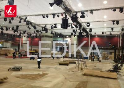 China Fashion Show Stage Equipment Runway Aluminum Spigot Truss Argon Arc Welding for sale