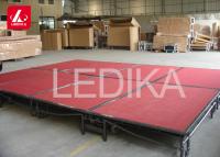 China Modular Folding Pop Up Stage Roof Systems Adjustable Platform For Hotel for sale