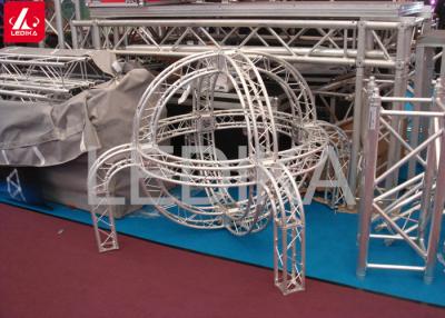China Lightweight Roof Aluminum Square Truss Steel Frame Buildings 500mm X 600mm for sale