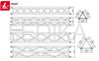 China Best Aluminum 50MM Spigot Triangular Roof Truss Light Weight TVU Certified for sale
