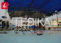 China 12 Inch Aluminum Square / Box Stage Roof Truss With Cube Corner / Box Corner for sale