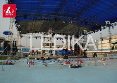 China 12 Inch Aluminum Square / Box Stage Roof Truss With Cube Corner / Box Corner for sale