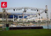 China 300mm Aluminum Square Truss Screw Curved Circle Arch Roof For Night Clubs for sale