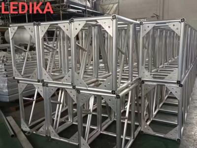 China SQB5276 Heavy Durable Aluminum Square Lighting Box Truss Screw Truss for sale