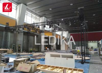 China 1 - 4 Meter Aluminum Spigot Truss / Light Stage Box Truss Outdoor Roof Systems for sale