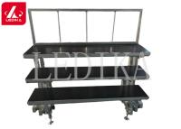 China Latest Aluminium Folding Chorus Stage Singing Platform Movable With Wheels for sale