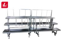 China Latest Aluminium Folding Chorus Stage Singing Platform Movable With Wheels for sale