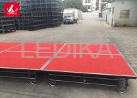 China Adjustable Acrylic Aluminum Stage Platform Anti - Slip Assembly Folding Stage for sale