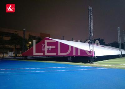 China Outdoor Aluminum Tent Truss , Portable Stage Lighting Round Bolt Truss for sale