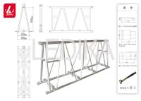 China Equipment 520mm*760mm Folding Aluminum Spigot Truss For Lighting Show for sale