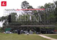 China Scaffolding Layer Truss 32 Feet Height Steel For Outdoor Concert Background for sale
