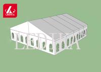 China Cheap Light Frame Outdoor Silver Color Large Aluminium Frame Tent for sale
