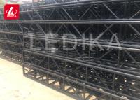 China Popular Black Color Practical Customized Aluminum Spigot / Screw Square Truss for sale