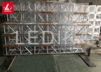 China Aluminum Studio Curved Roof Bolt Joint Event Stage Lighting Truss 500mm X 600mm for sale