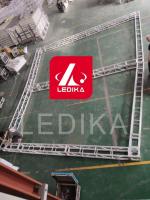 China Strong Event Tent Portable Stage Truss With Arch Roof Truss Design for sale