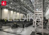 China Coated Black Color Spigot Aluminum Square Truss 300mm x 300mm Multi Function for sale
