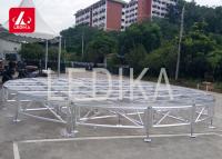 China Latest High Performing Save Volume Acrylic Round DJ Platform Stage for sale