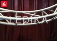 China Durable Aluminum Customized Round Truss Spigot Circle lighting Curve Support for sale