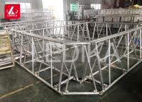 China Heavy Folding Duty Triangular Aluminum Foldable Truss Spigot 520 * 950 Mm for sale