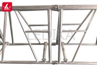 China Heavy Folding Duty Triangular Aluminum Foldable Truss Spigot 520 * 950 Mm for sale