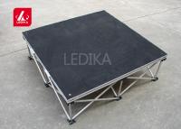China Folding Aluminum Stage Platform Collapsible Convenient 200mm - 800mm Height for sale