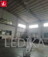 China Single A Dj Speaker Stands Tower Aluminum 1.1T Loading 12M Height Spigot Truss for sale