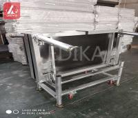 China Portable Aluminum Stage Platform 0.2 - 0.8m Height Efficiency Folding Stage for sale