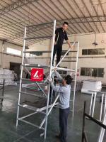 China 6082 Aluminium Scaffolding Frames Portable Adjustable Work Bench for sale