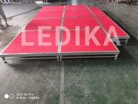 China Height Adjustable 50x2mm Aluminum Portable Stage For School for sale