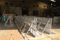 China 30kg Weight Foldable Crowd Control Barrier 10cm Height for sale